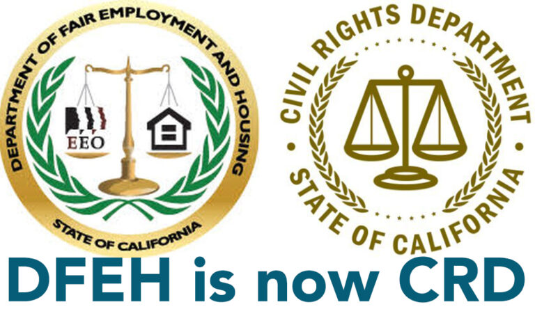 Who is the CRD? And What Did They Do With My DFEH? - SDEAHR